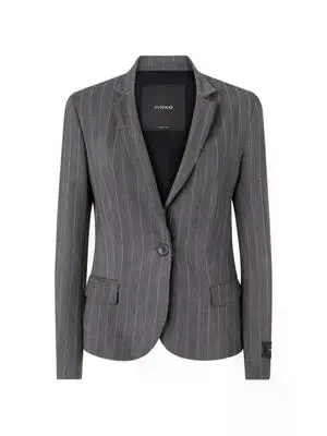 Pinko Pinstripe-pattern Notched-lapels Jacket