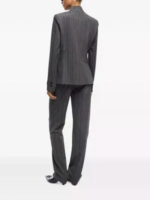Pinko Pinstripe-pattern Notched-lapels Jacket