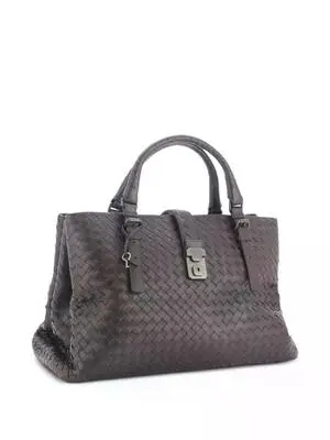 Bottega Veneta Intrecciato Nappa Roma Tote Bag - Brown