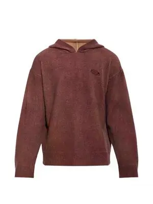 DIESEL® Double-dyed Hoodie In Wool-blend Knit