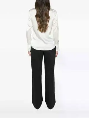 MAZZARELLI Pussy-bow Silk Blouse