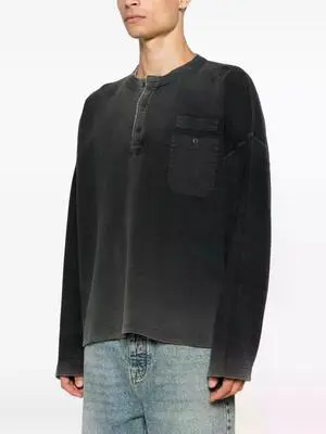 REPRESENT Waffle-knit Sweatshirt