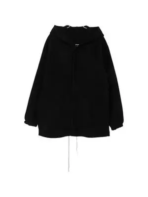 Rick Owens Tour Hooded Single-breasted Coat