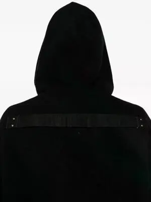Rick Owens Tour Hooded Single-breasted Coat