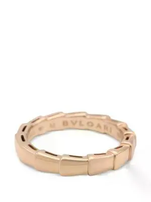 BVLGARI 2010s Serpenti Viper Ring In 18k Rose Gold - Pink