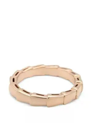 BVLGARI 2010s Serpenti Viper Ring In 18k Rose Gold