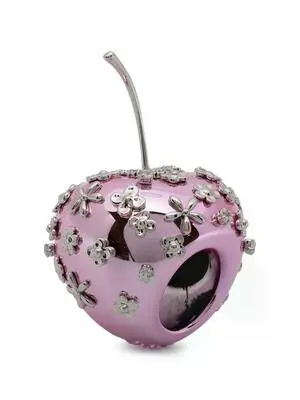 YVMIN Floral-motif Apple Ring - Silver