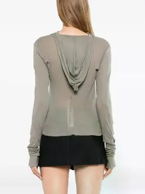 Rick Owens Long-sleeve Sheer Top