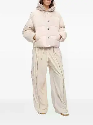 Pinko Down Jacket In Water-repellent Technical Canvas