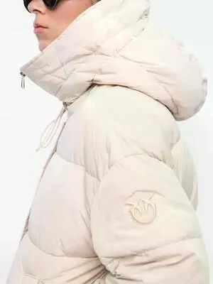 Pinko Down Jacket In Water-repellent Technical Canvas