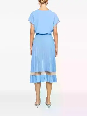 NISSA Pleated Midi Skirt
