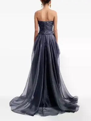 GEMY MAALOUF Strapless Draped Gown
