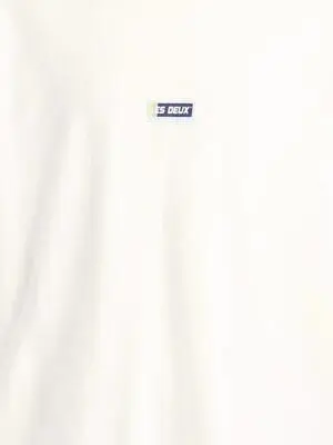 LES DEUX Chase Sport Logo-patch Cotton T-shirt