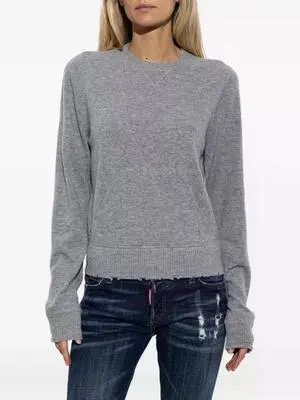 Dsquared2 Distressed Pouch-pocket Sweater