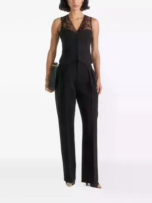 Manière De Voir Veronica Lace Tailored Corset Waistcoat