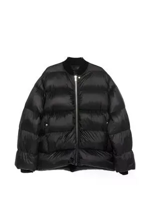 Rick Owens Classic Flight Zip-up Padded Jacket
