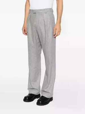 BERWICH Pleated Wool Trousers