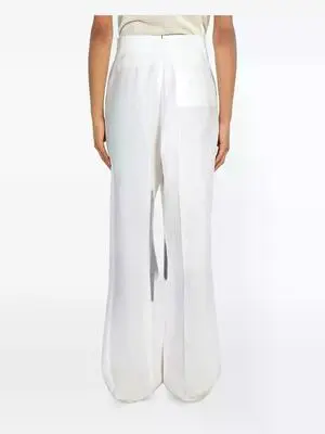 FERRAGAMO Pleated Straight-leg Trousers