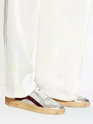 Dsquared2 Rider Panelled Leather Sneakers