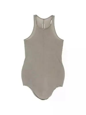 Rick Owens Ribbed Asymmetric Tank Top