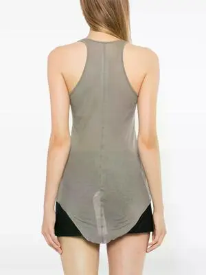 Rick Owens Ribbed Asymmetric Tank Top