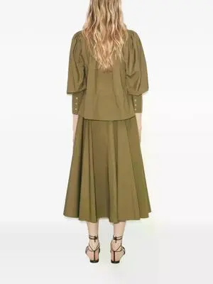 Tory Burch Cotton Poplin Skirt