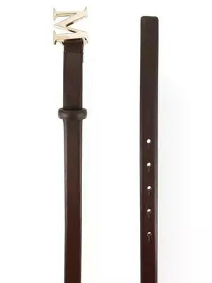 Max Mara Monogram Leather Belt
