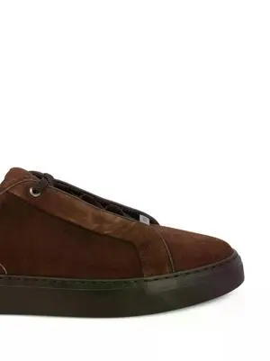BOSS Gary Trainers In Suede - Brown