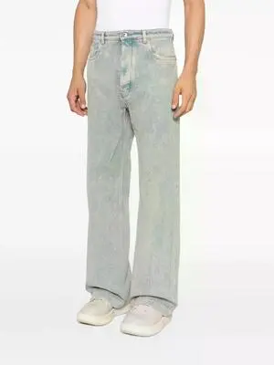Rick Owens Honeycomb-textured Jeans