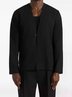 Manière De Voir Alex In Minimal Kimono Wool-blend Blazer