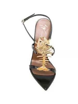 GIUSEPPE ZANOTTI Embellished Pointed-toe Sandals