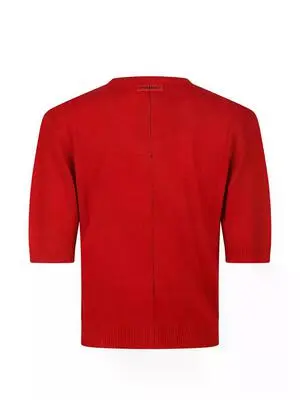 Pinko V-neck Sweater In Wool And Cashmere