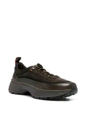 Santoni Panelled Chunky-sole Sneakers