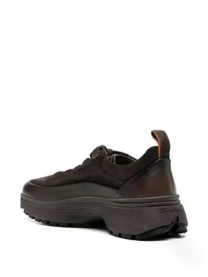 Santoni Panelled Chunky-sole Sneakers