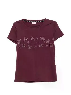 Liu Jo Rhinestone-embellished T-shirt - Red