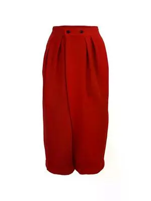 Comme Des Garçons 1988 Pleated Cropped Trousers