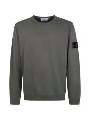 Stone Island Logo-patch Sweatshirt - Green