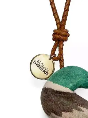 Ruslan Baginskiy Green Duck Bag Charm