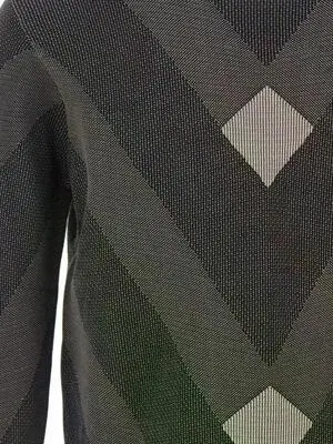 Emporio Armani Argyle-pattern Long-sleeve Sweater