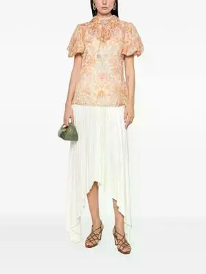 Zimmermann Valiant Floral-print Blouse