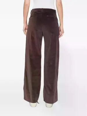 WHITE SAND Corduroy Wide-leg Trousers