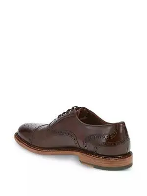 FERRAGAMO Brogue Leather Oxford Shoes
