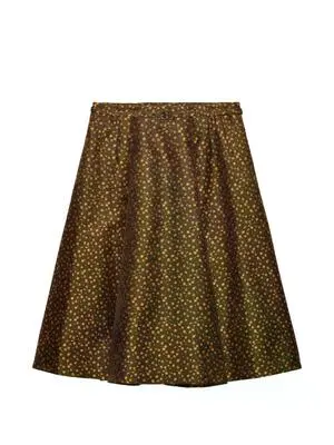 Prada Jacquard Duchesse Skirt