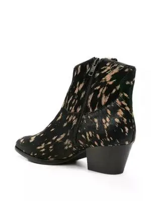 Ash Pony-fur Ankle Boots