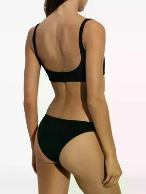 Dsquared2 Glitter-effect Bikini Bottoms - Black