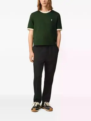 AMI Paris Elasticated-waist Wool Trousers