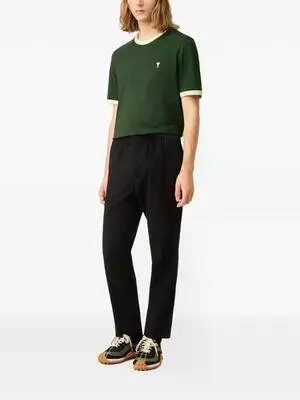 AMI Paris Elasticated-waist Wool Trousers
