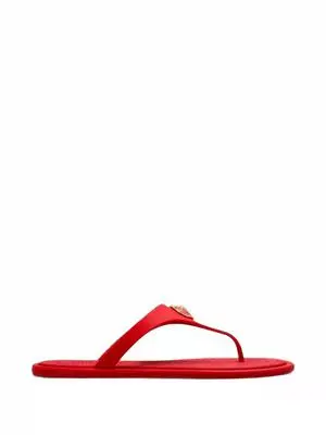 Versace Alia Rubber Flat Sandals