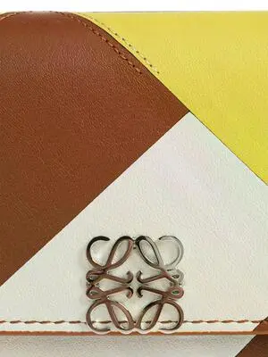 Loewe Anagram Small Vertical Wallet In Calfskin