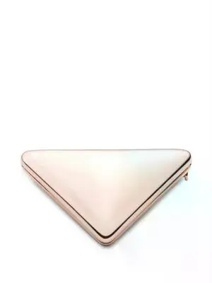 Prada Eternal Small Triangle Brooch - Gold